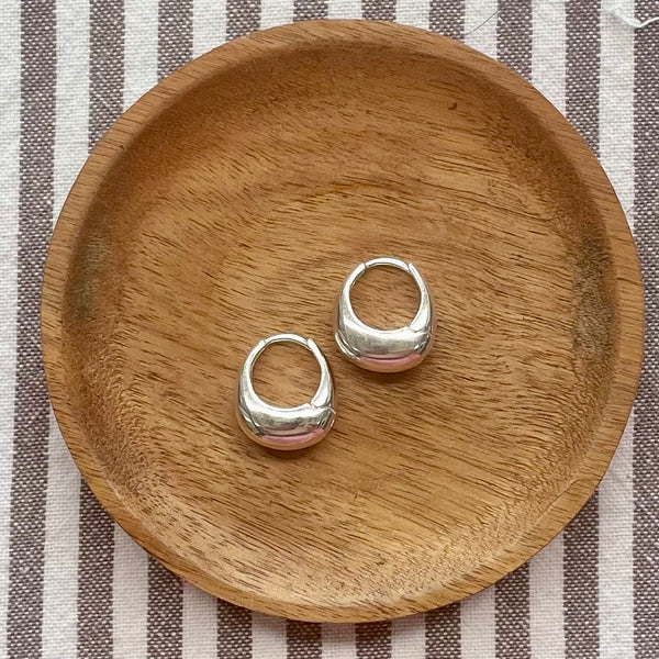 Molten Hoops - Sterling Silver – Tribe and Hunt